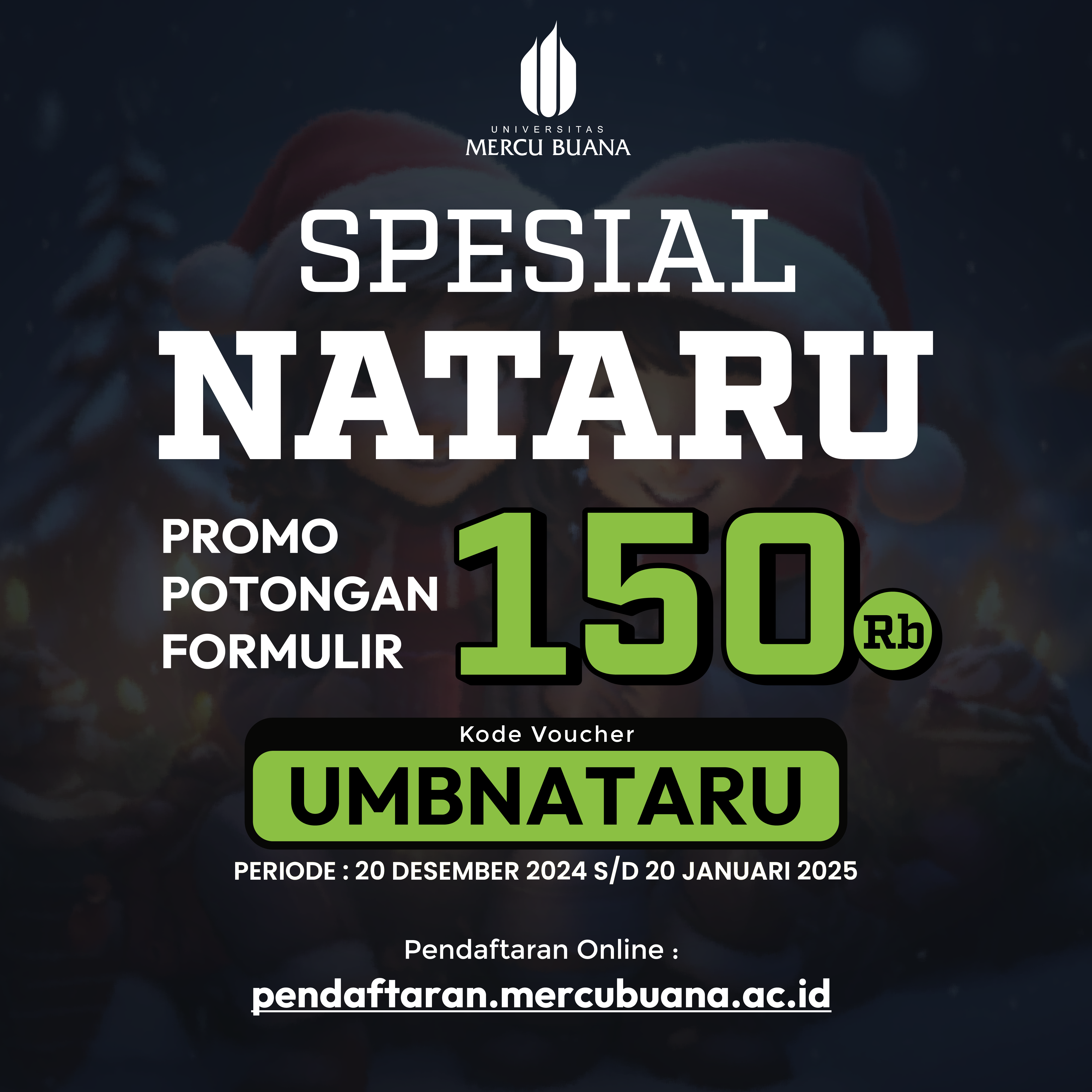 Terima Kasih Brosur - Universitas Mercu Buana