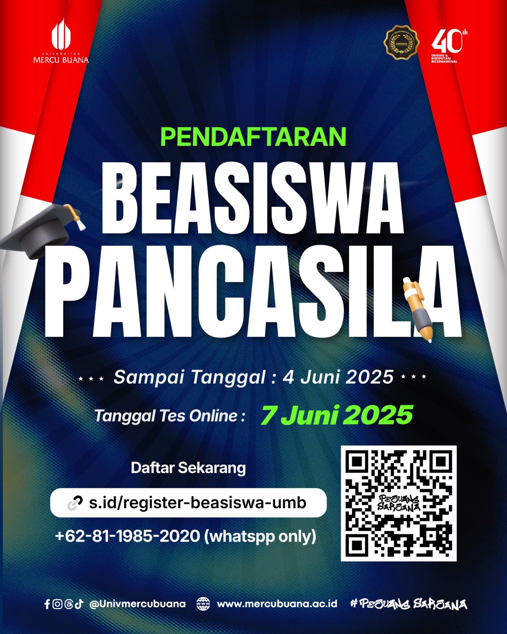 Terima Kasih Brosur - Universitas Mercu Buana